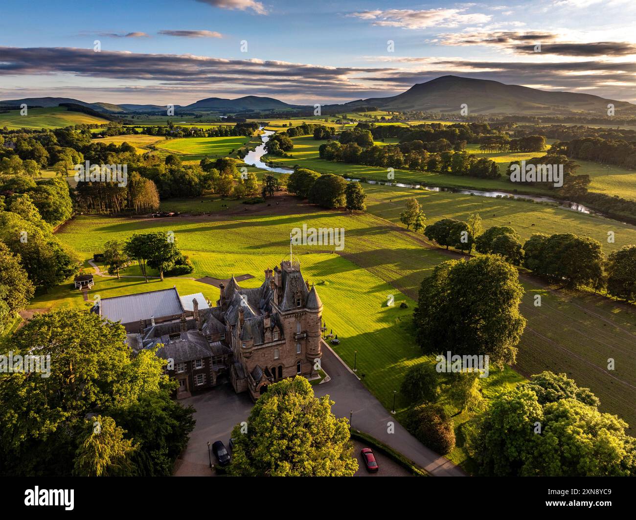 Cornhill Castle, Biggar, Scotland, UK Stock Photo - Alamy