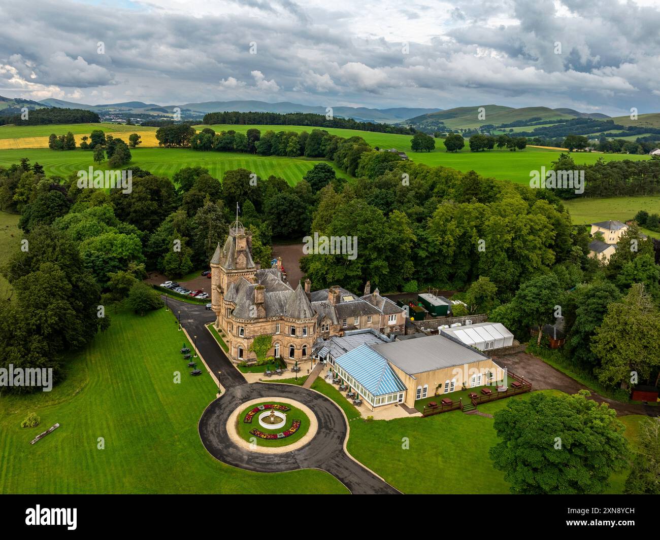 Cornhill Castle, Biggar, Scotland, UK Stock Photo - Alamy