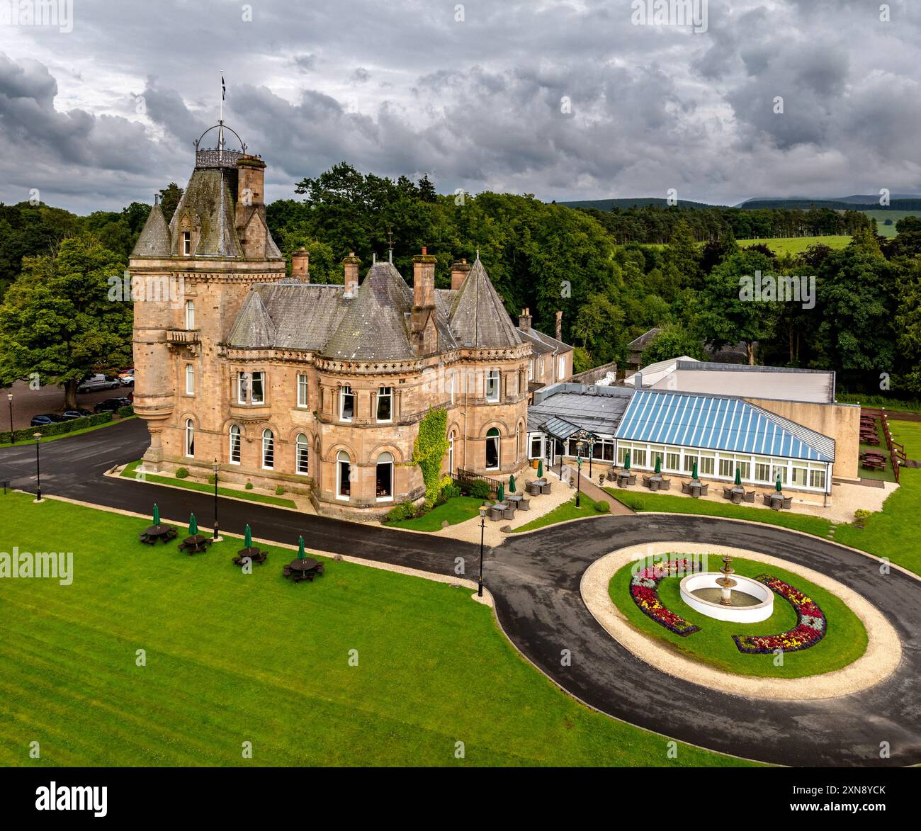 Cornhill Castle, Biggar, Scotland, UK Stock Photo - Alamy