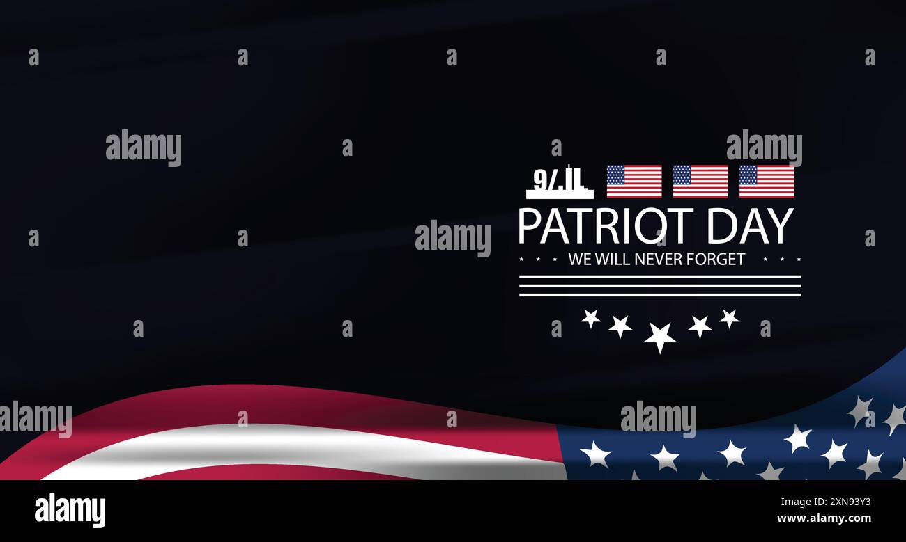 Honoring the Heroes of 911 Patriot Day USA Stock Vector Image & Art - Alamy