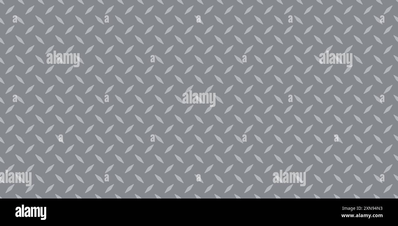 Diamond plate metal seamless pattern. Diamond structure texture. Metal construction background ...