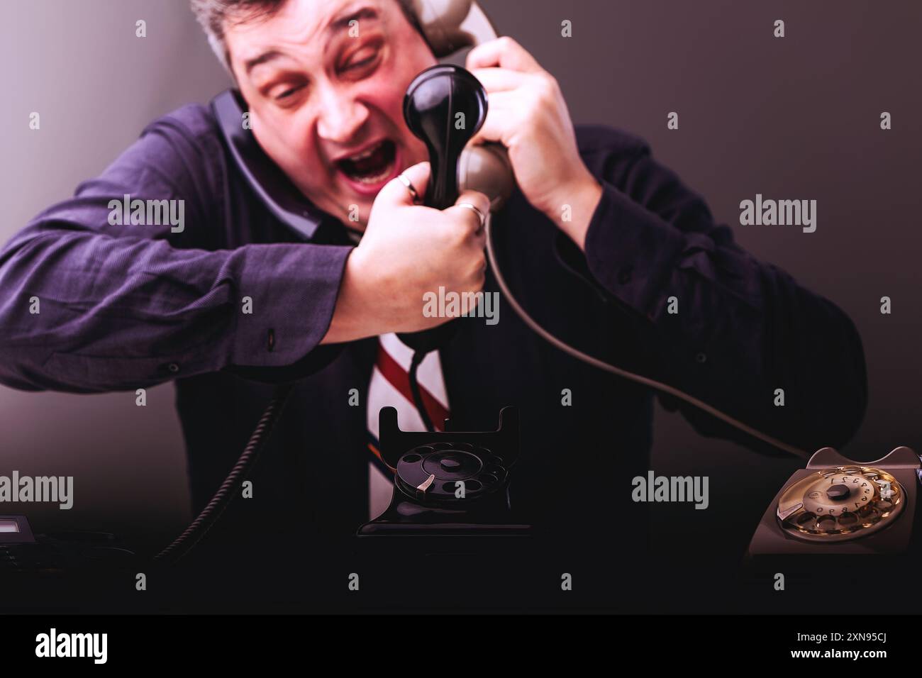 Mature businessman experiencing emotional hi-res stock photography and ...