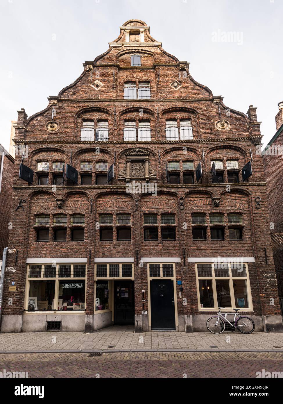 Venlo, The Netherlands - September 25, 2023: Street view with antique ...