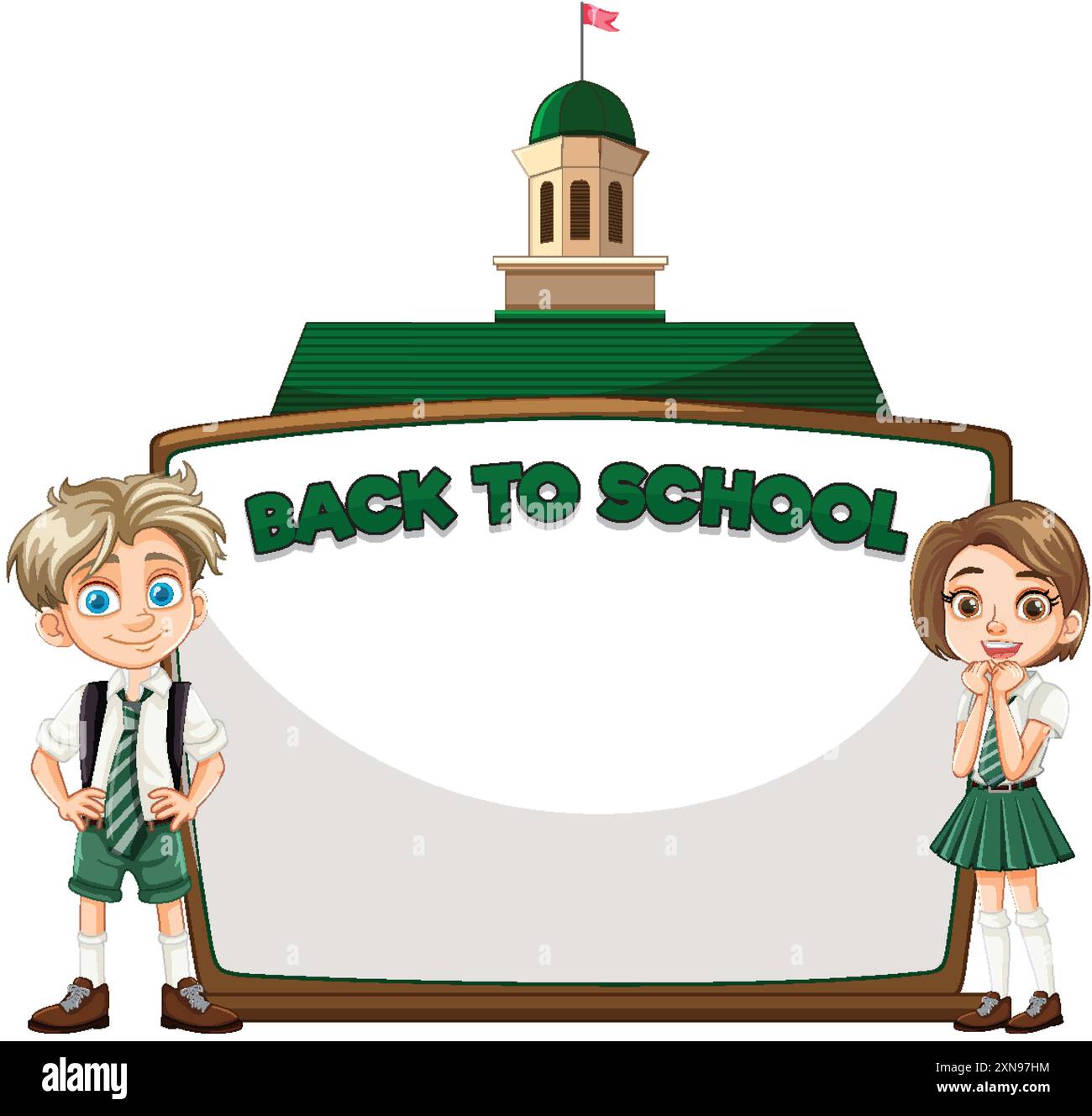 School flag education children Stock Vector Images - Alamy
