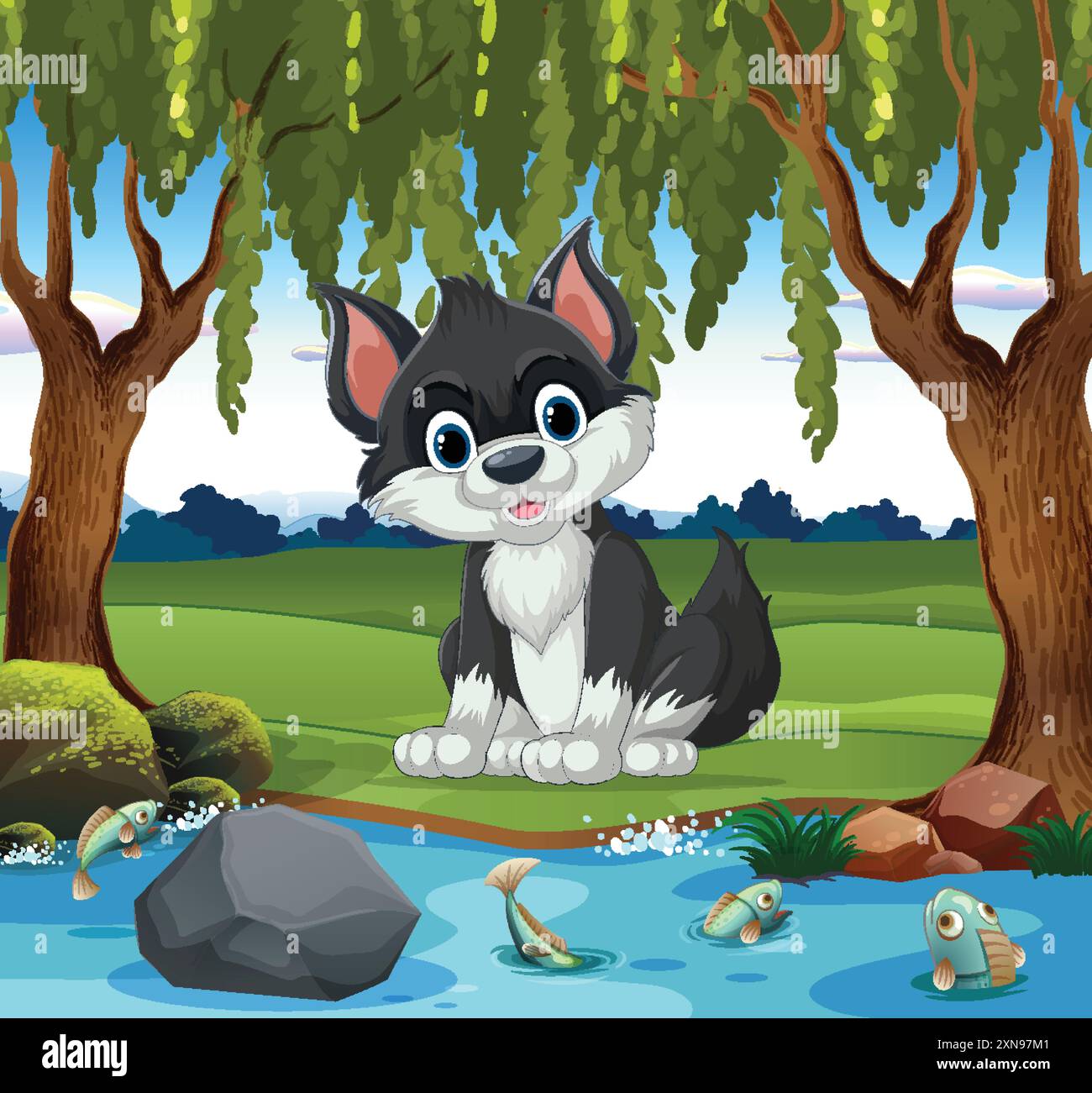 Adventure puppy Cut Out Stock Images & Pictures - Alamy