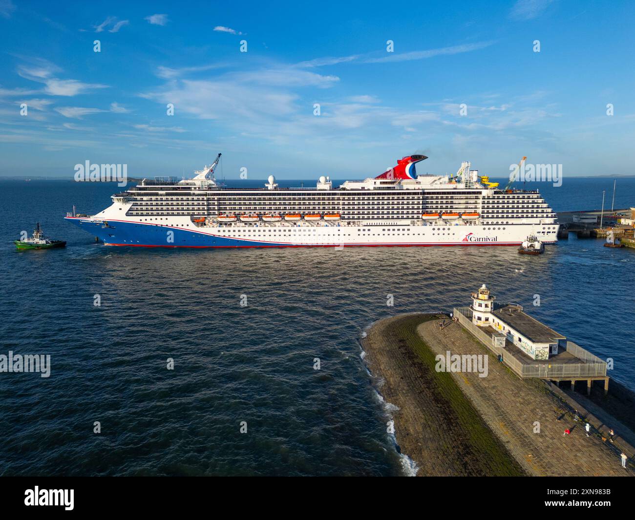 Edinburgh, Scotland, UK. 30th July 2024. Carnival Legend cruise ship ...