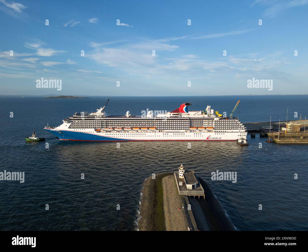 Edinburgh, Scotland, UK. 30th July 2024. Carnival Legend cruise ship ...