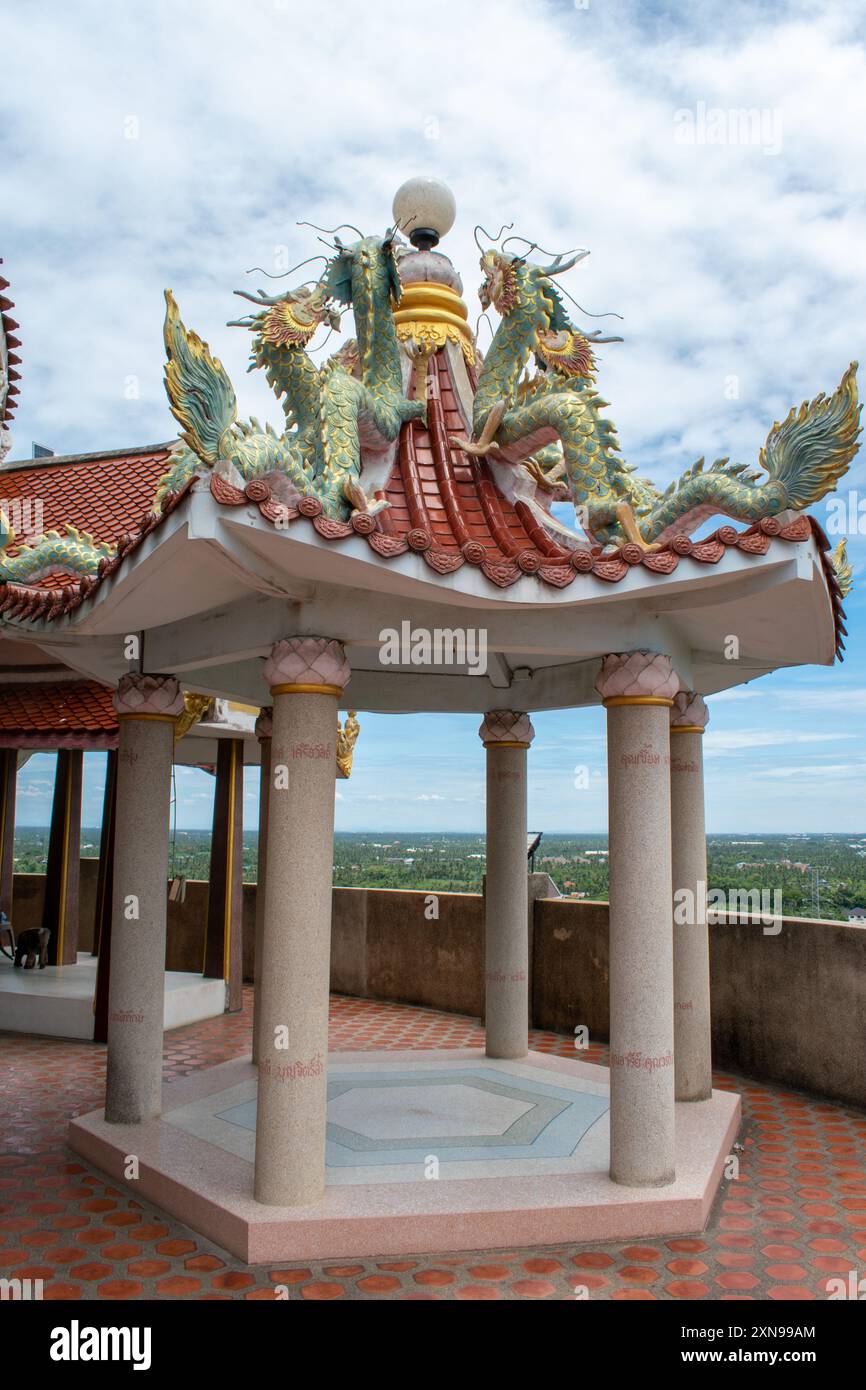 Wat Samphran or Dragon Temple, Nakhon Pathom, Thailand Stock Photo - Alamy