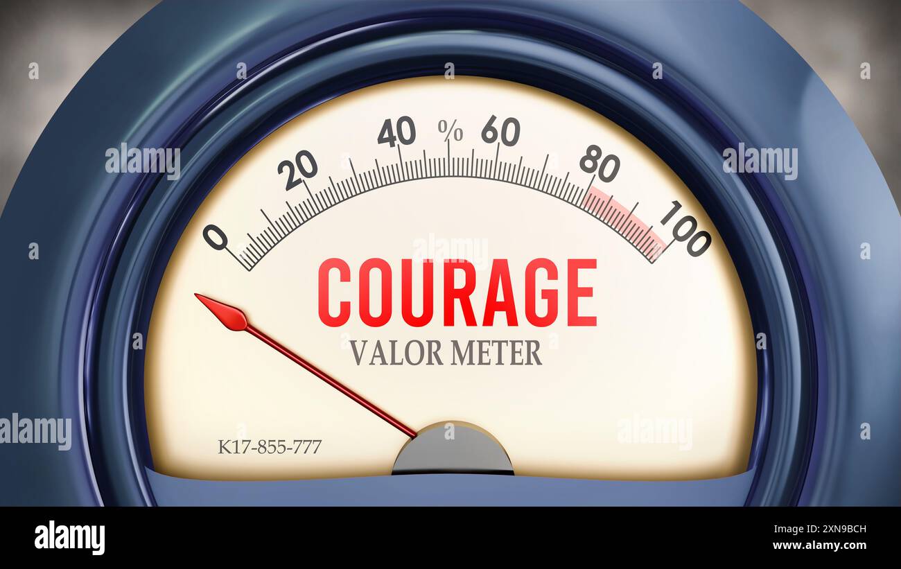Showing an extremely low level of courage hi-res stock photography and ...