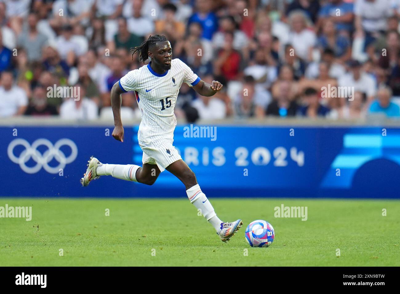 Marseille, France. 30th July, 2024. Bradley Locko (France), Football ...