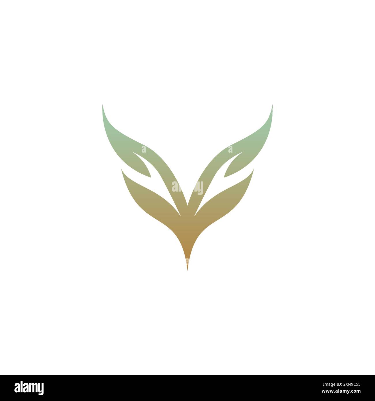Letter V Leaf Logo Design. V Initial Logo Stock Vector Image & Art - Alamy