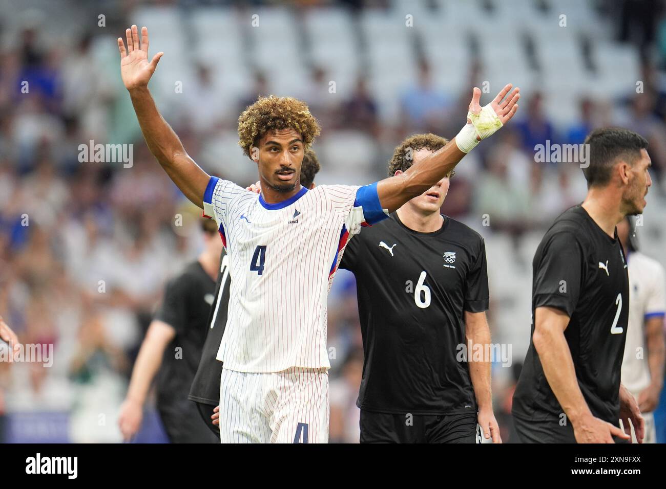 Loic Bade (France), Football, Men's Group A between New Zealand and ...