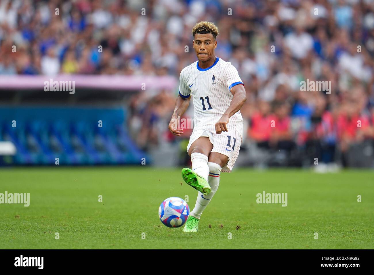 Desire Doue (France), Football, Men's Group A between New Zealand and ...