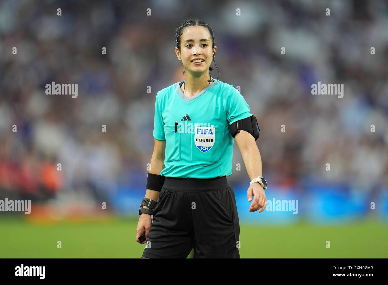 Referee Katia Itzel Garcia, Football, Men's Group A between New Zealand ...