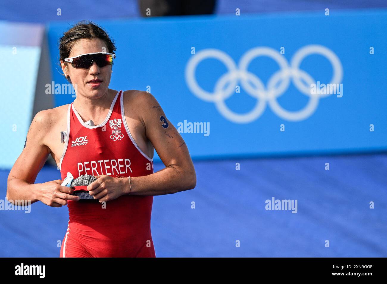 Paris, France. 31st July, 2024. Austrian Lisa Perterer pictured in ...