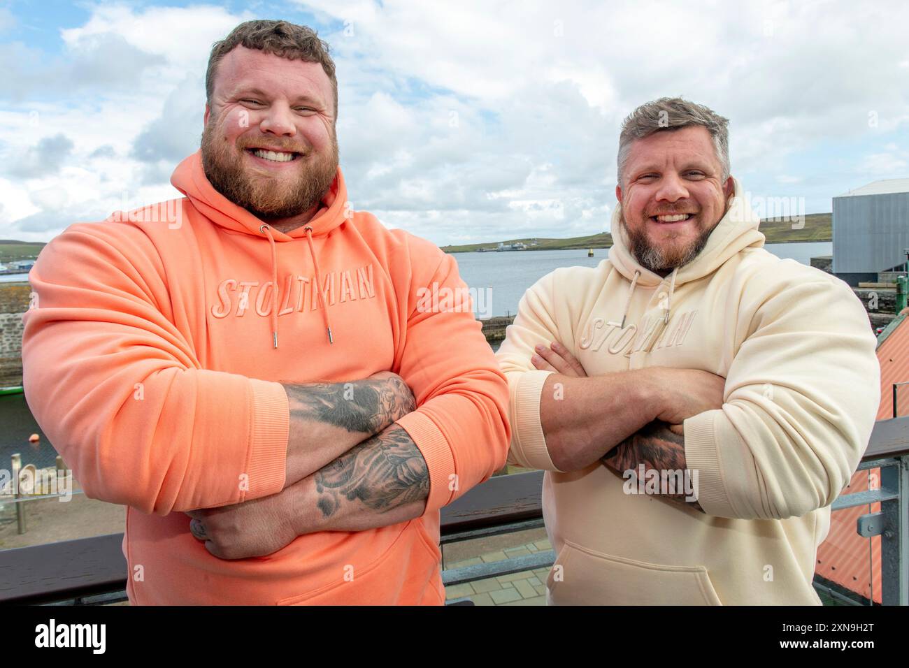 Tom and Luke Stolman the worlds strongest man and europeans strongest ...