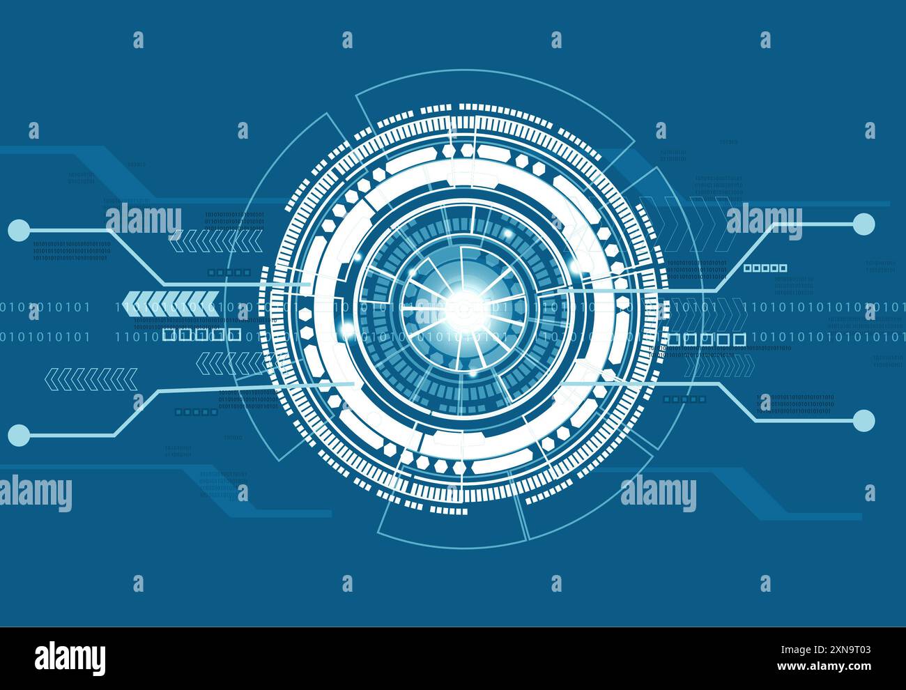Digital technology abstract background. Digital illustration Stock ...