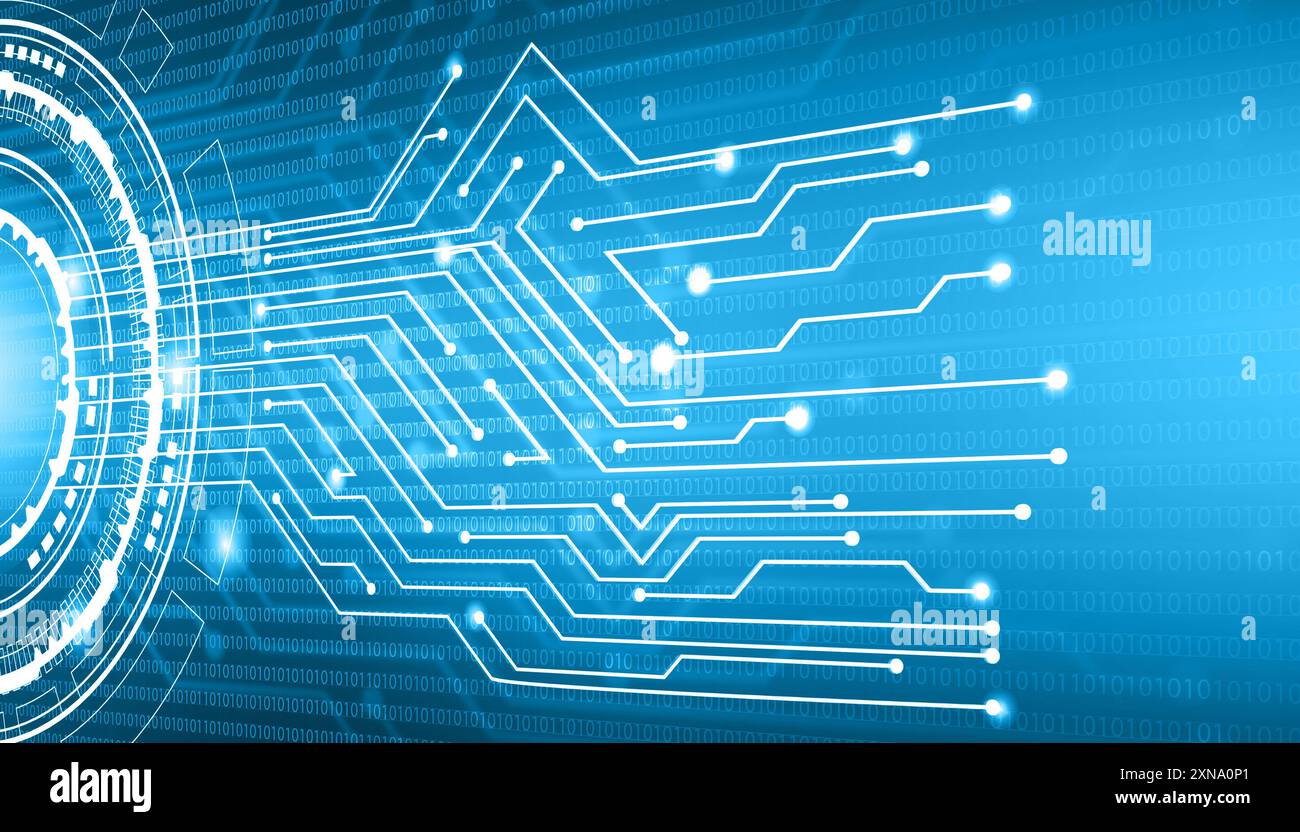 Abstract technology background digital illustration hi-res stock ...