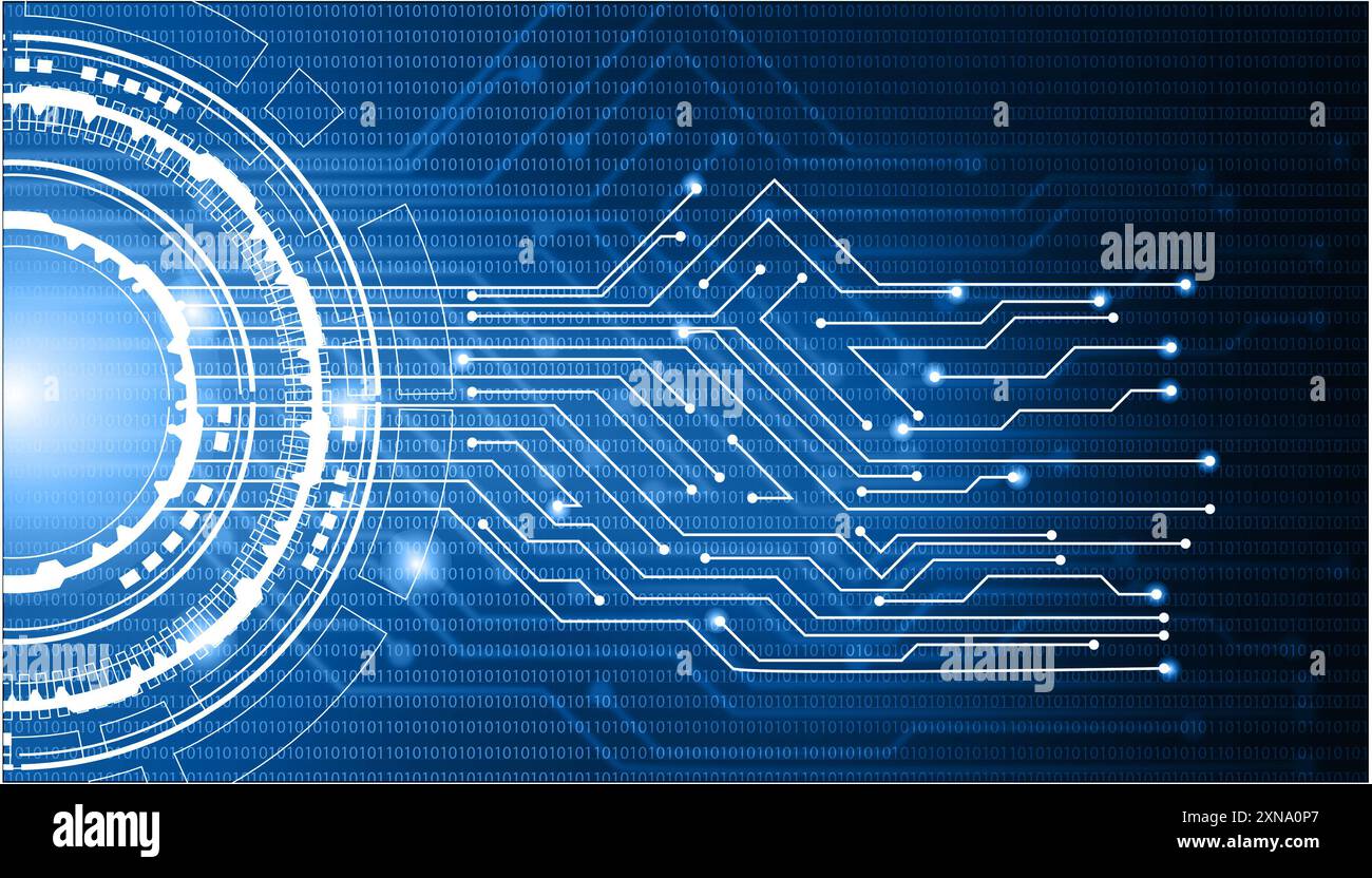 Abstract technology background. Digital illustration Stock Photo - Alamy