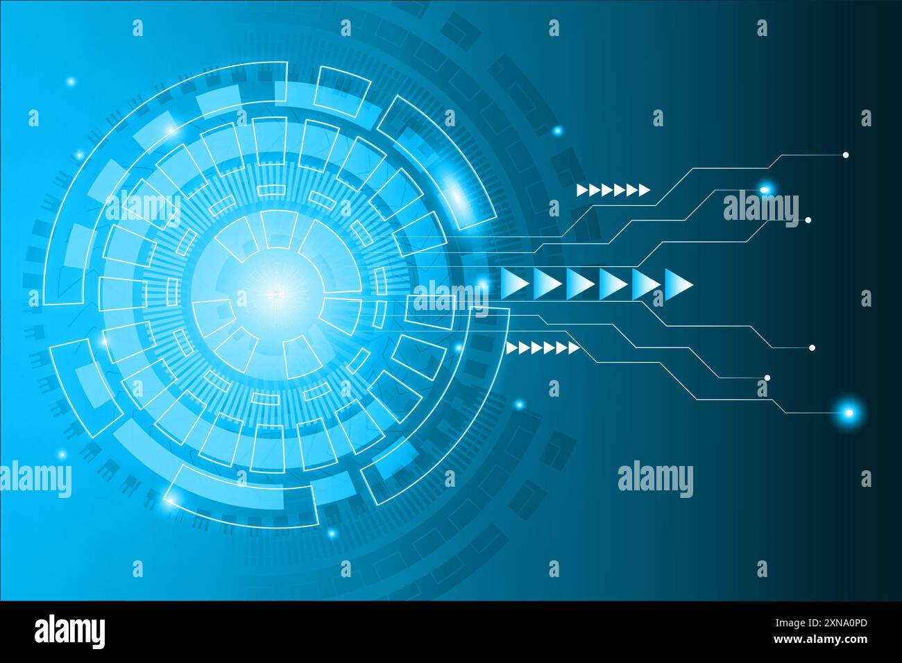 Abstract digital technology background. Digital illustration Stock ...