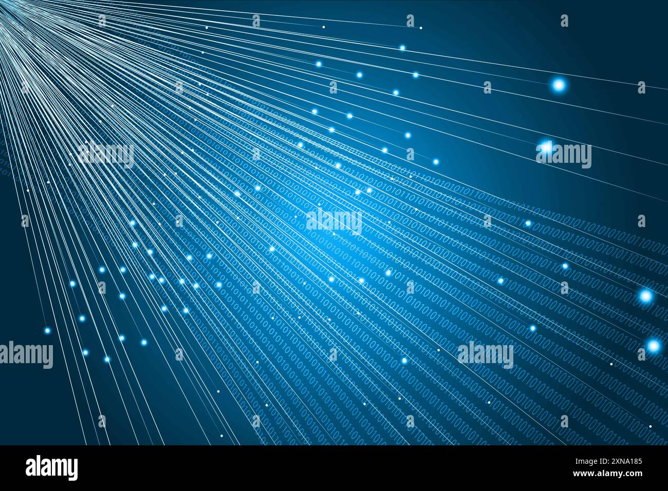 Fiber optics abstract background. Digital illustration Stock Photo - Alamy
