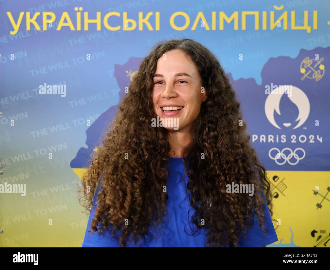 KYIV, UKRAINE - JULY 30, 2024 - Ukrainian sprint canoeist, Tokyo 2020 ...