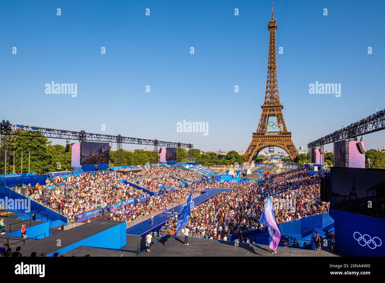 FRANCE. PARIS (75) (16TH DISTRICT) DURING THE PARIS 2024 OLYMPIC GAMES ...