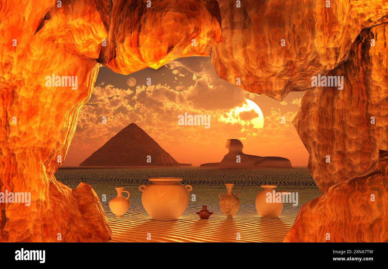 Egypt pyramid sphinx ancient hi-res stock photography and images - Alamy