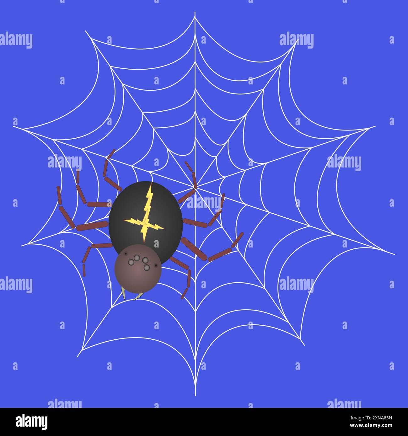 On a web Stock Vector Images - Alamy