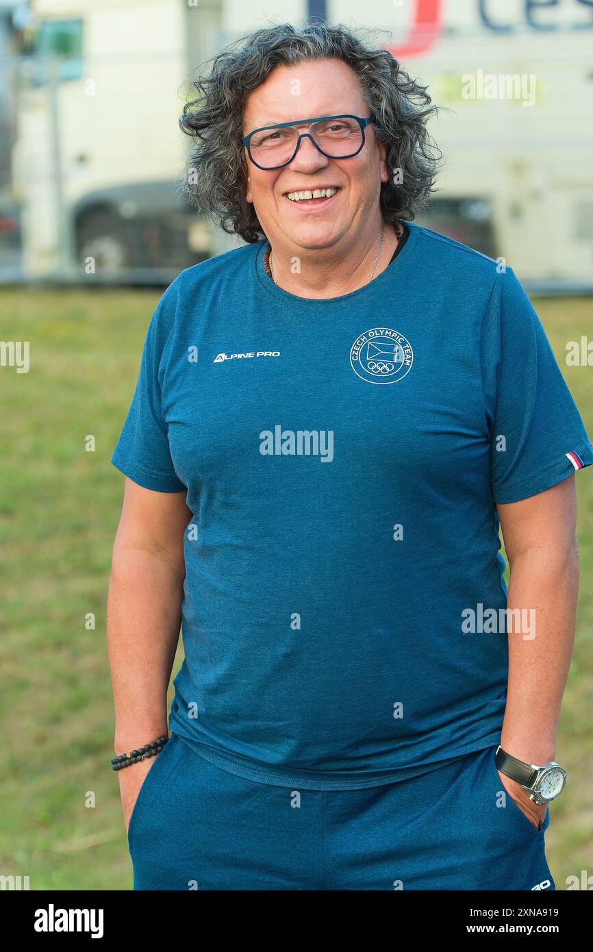 Actor Richard Genzer at the opening of the Olympic Festival in the ...