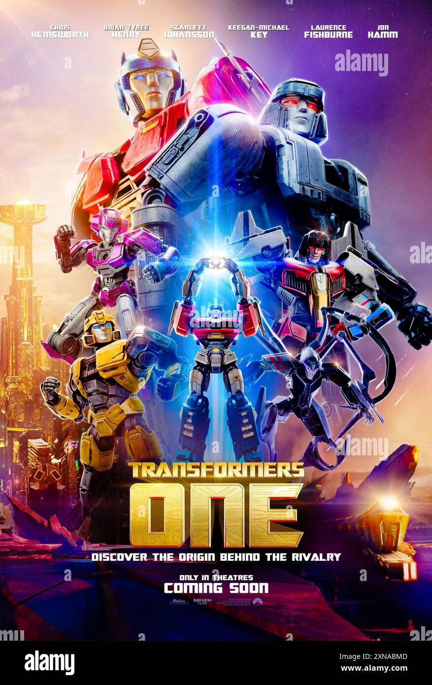 Transformers One (2024) directed by Josh Cooley and starring Chris ...