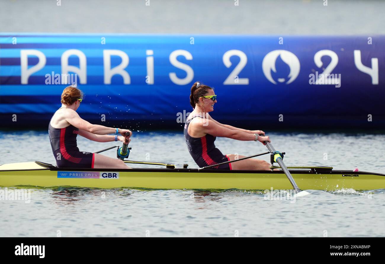 Great Britain's Rebecca Edwards and Chloe Brew during the Women's Pair ...