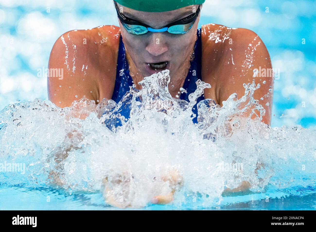 Kaylene Corbett, of South Africa, competes during a heat in the women's ...