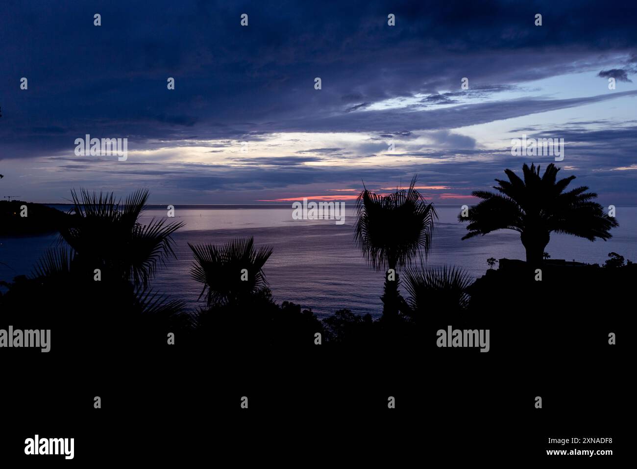 Sun rise on the French Riviera Stock Photo - Alamy