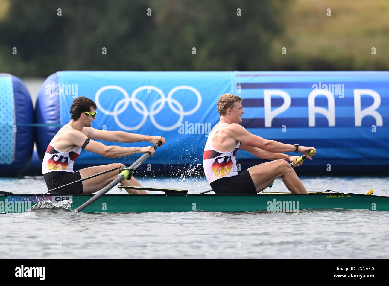 31 July 2024, France, Vaires-Sur-Marne: Olympics, Paris 2024, rowing ...