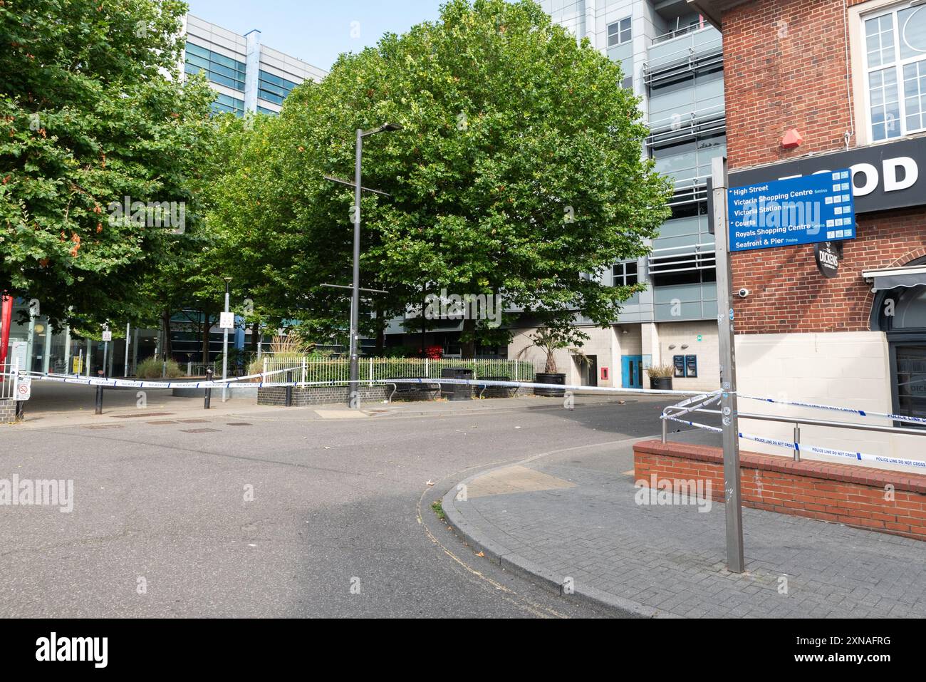 Southend on Sea, Essex, UK. 31st Jul, 2024. Police are on the scene of ...