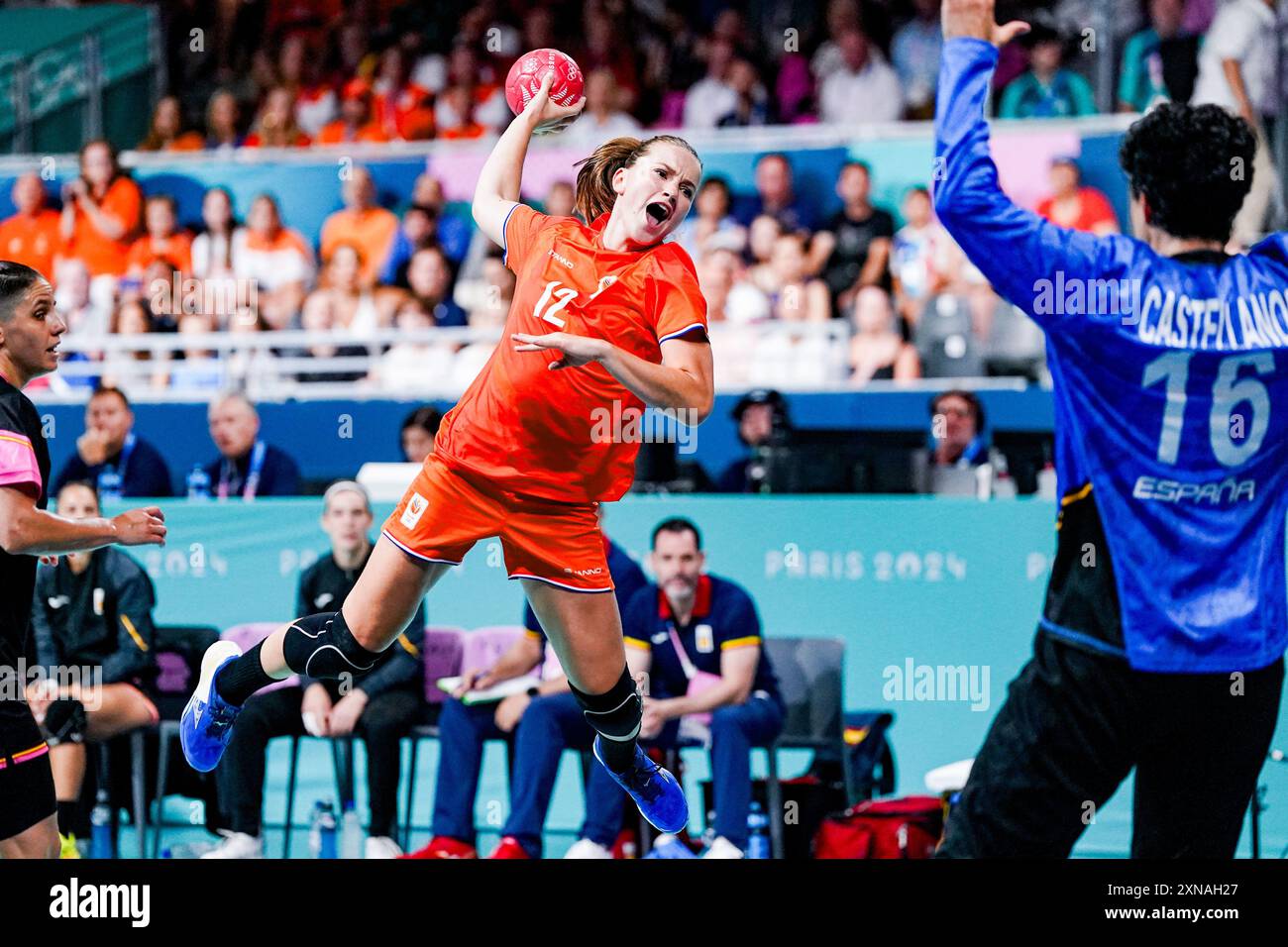 Bo van Wetering of The Netherlands, Handball, Women's Preliminary Round ...
