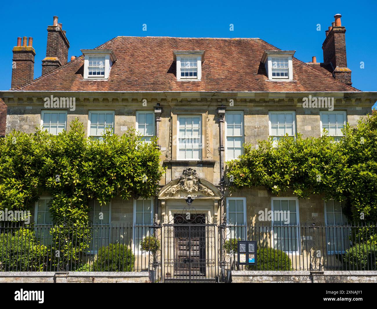 Mompesson House, 18th-century house, Salisbury, Wiltshire, England, UK ...