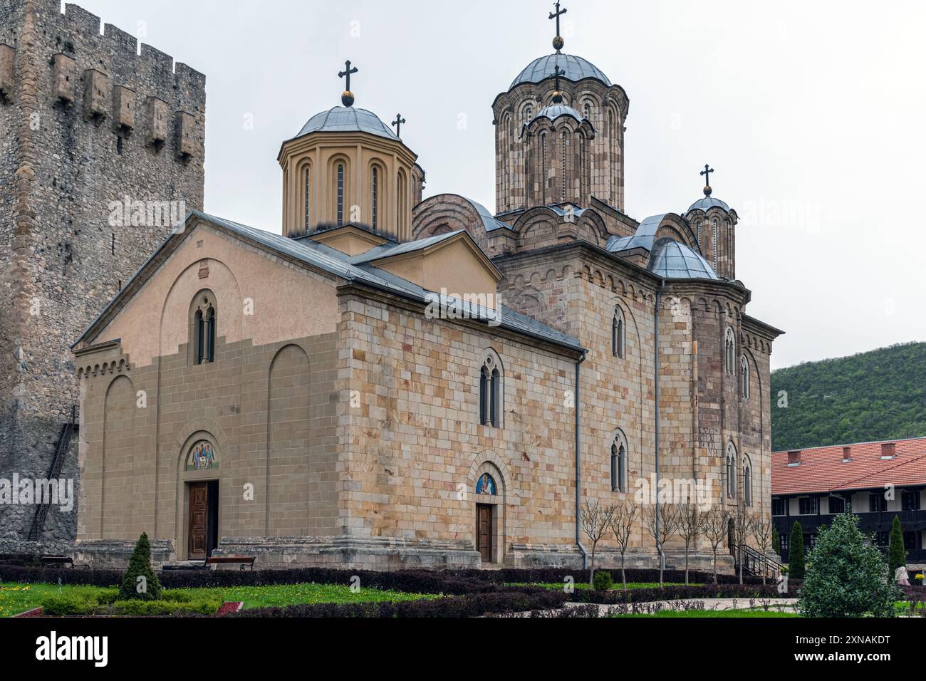 The Manasija Monastery also known as Resava is a Serbian Orthodox ...