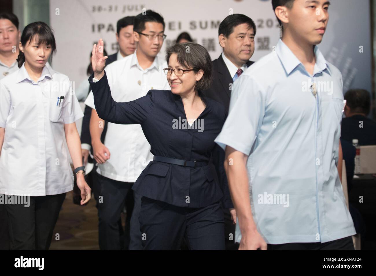 Hsiao Bi-khim, Taiwan's Vice President, waved after she spoke at the ...