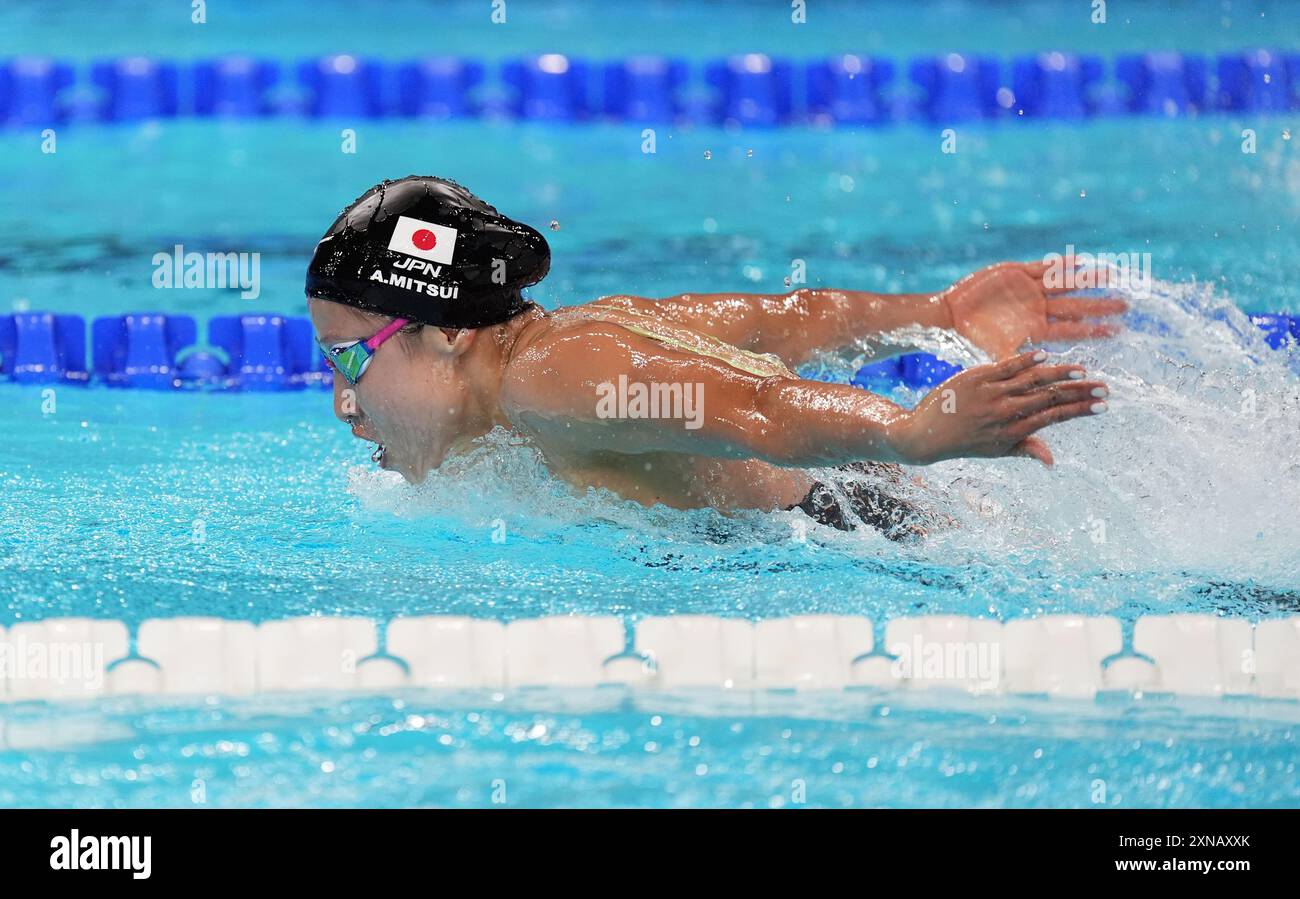 Japan's Airi Mitsui during her Women's 200m Butterfly Heat at the Paris ...