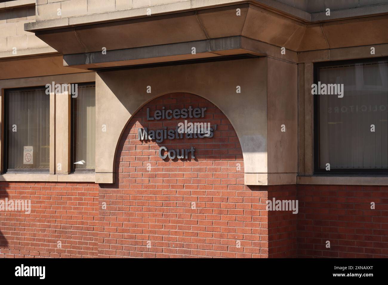 A view of Leicester Magistrates Court where Leicestershire Police ...