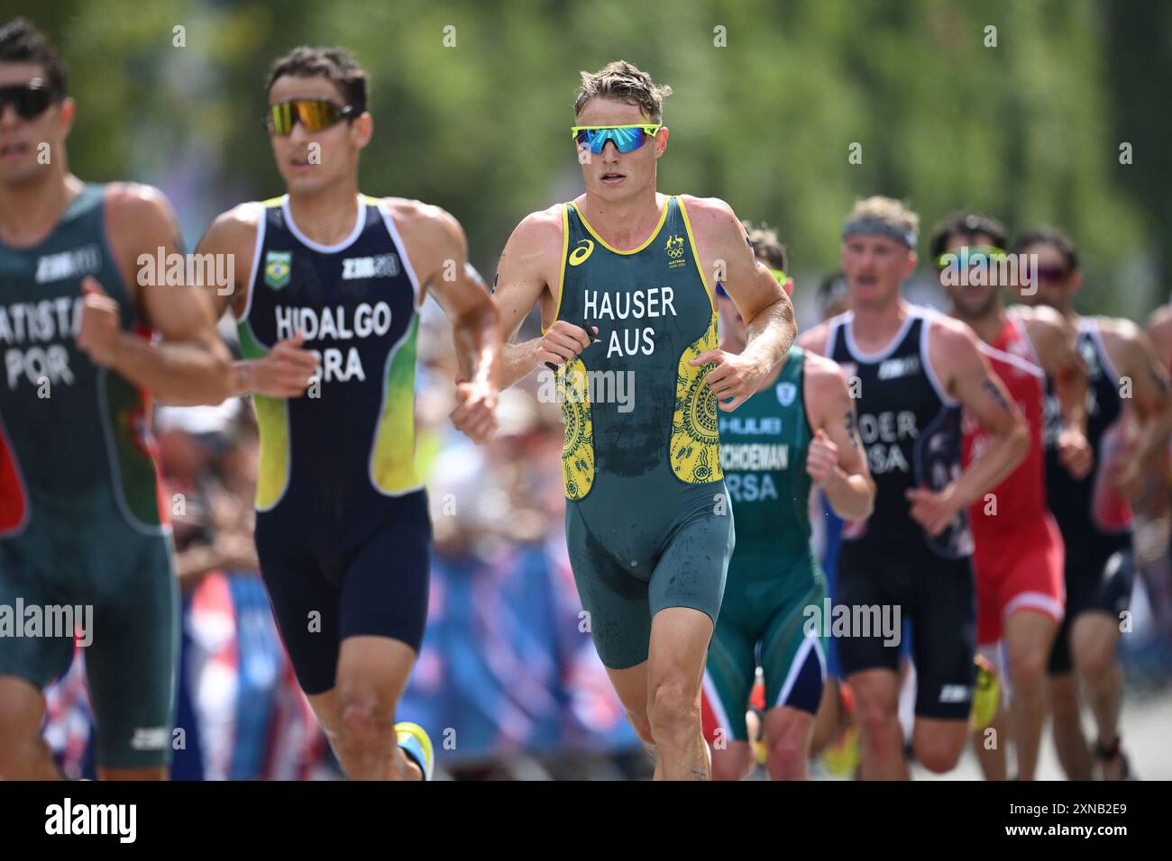 Paris, France. 31st July, 2024. Matthew Hauser of Australia competes in ...