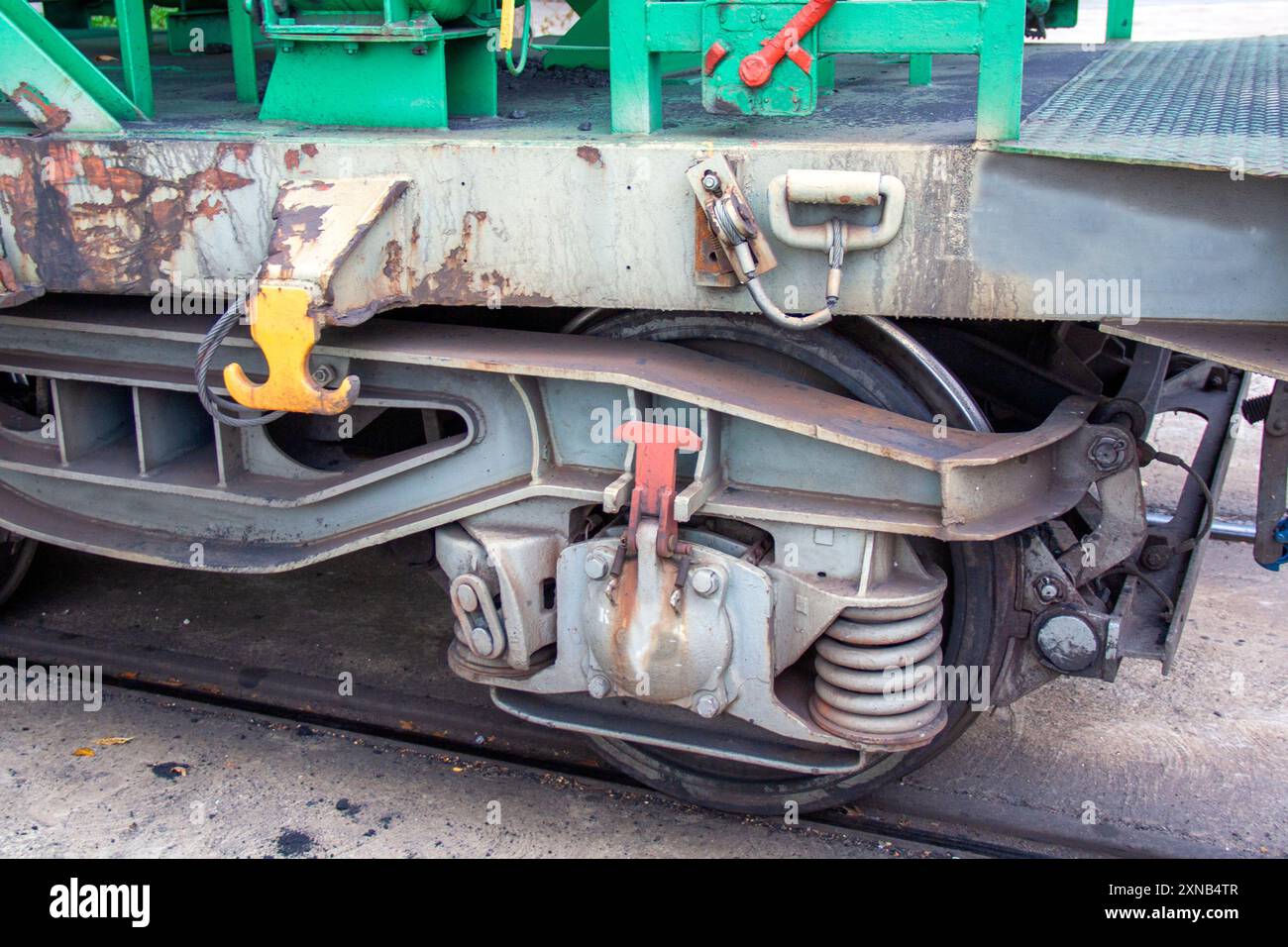 Train wheel bogie hi-res stock photography and images - Alamy