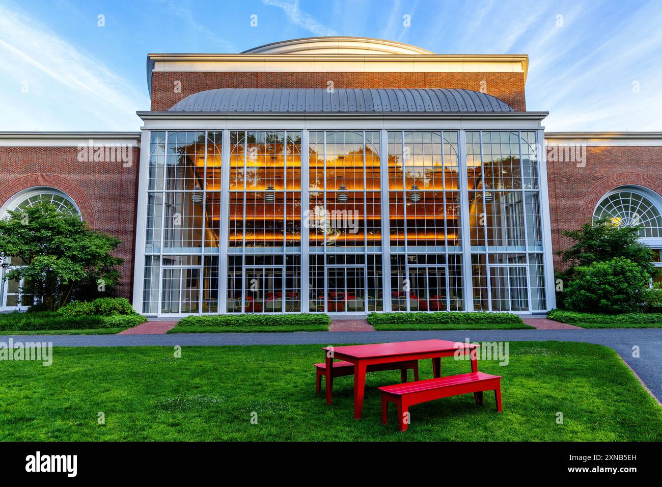 Boston Massachusetts Usa July 3 2024 Sunsetting On Klarman Hall