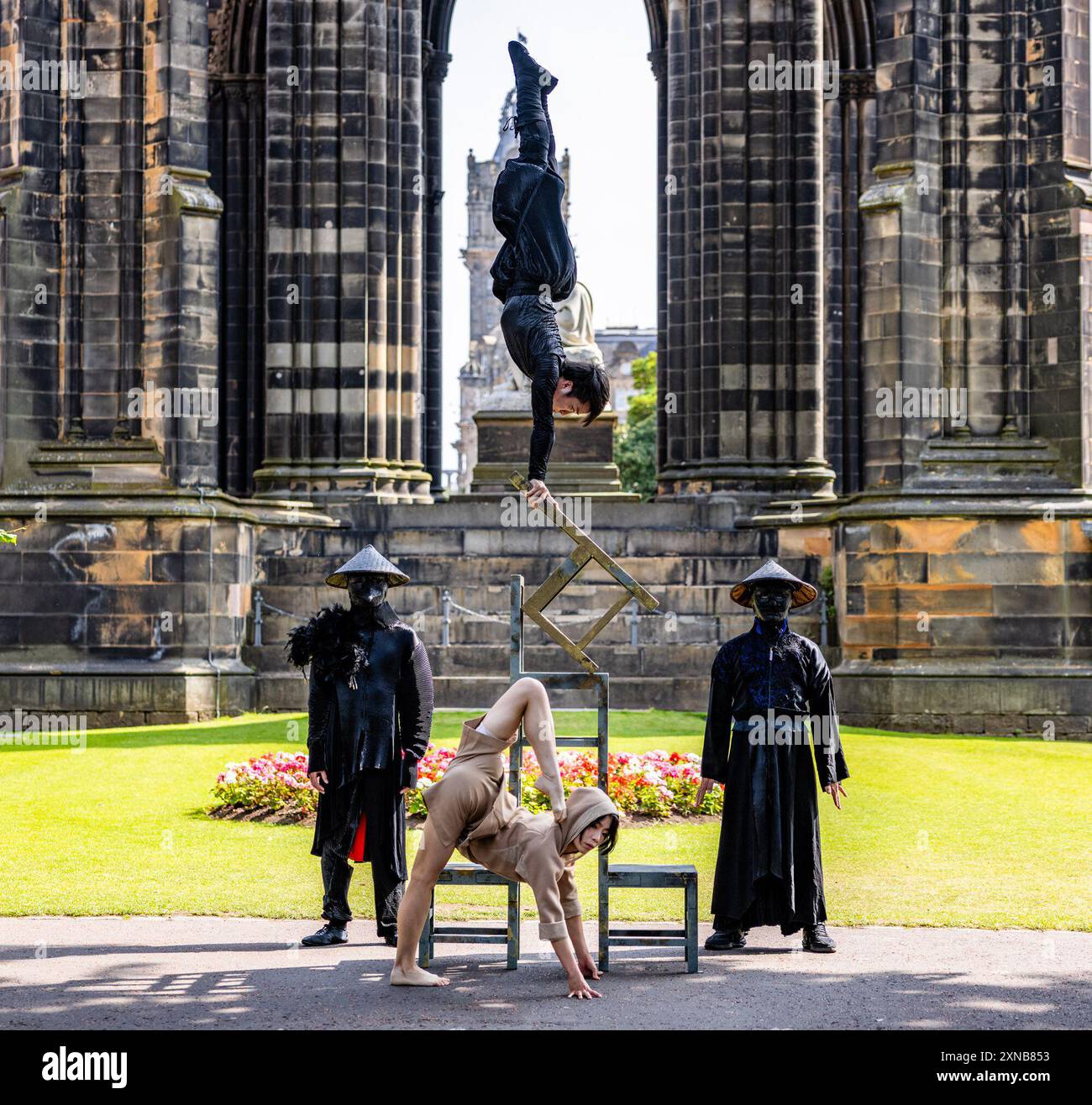 Edinburgh, United Kingdom. 31 July, 2024 Pictured: Cirquework’s hour ...