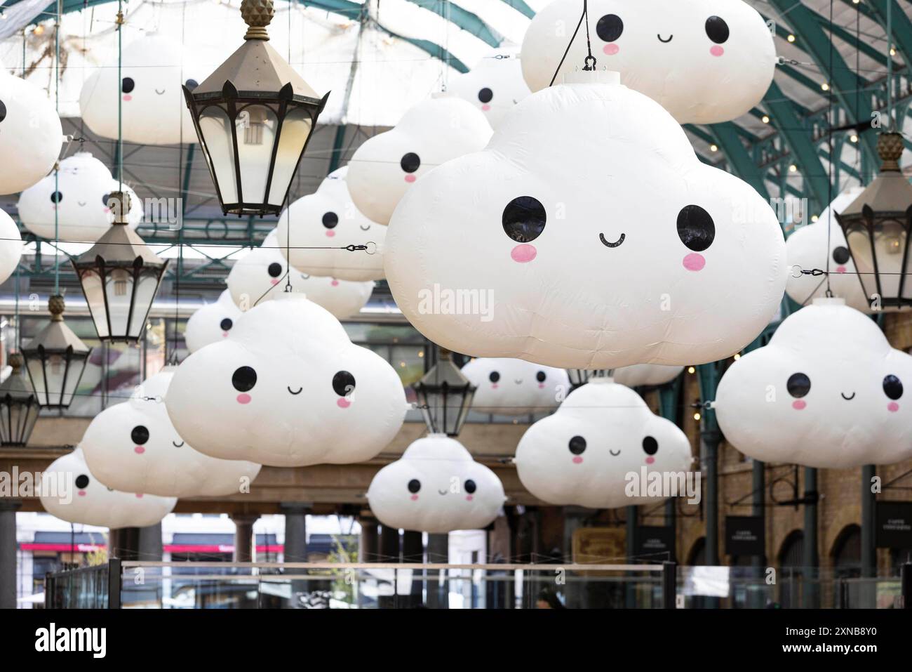 EDITORIAL USE ONLY 'Little Cloud World', a new large-scale installation ...