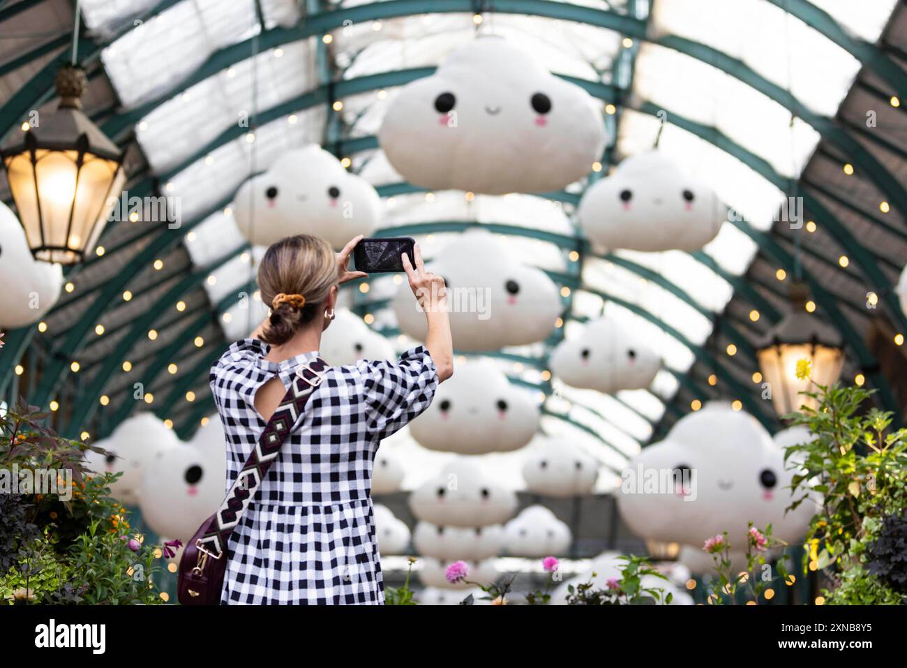 EDITORIAL USE ONLY 'Little Cloud World', a new large-scale installation ...