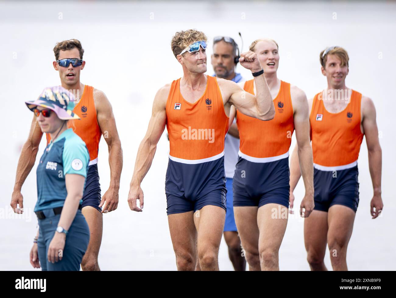 PARIS - Lennart van Lierop, Finn Florijn, Tone Wieten and Koen ...