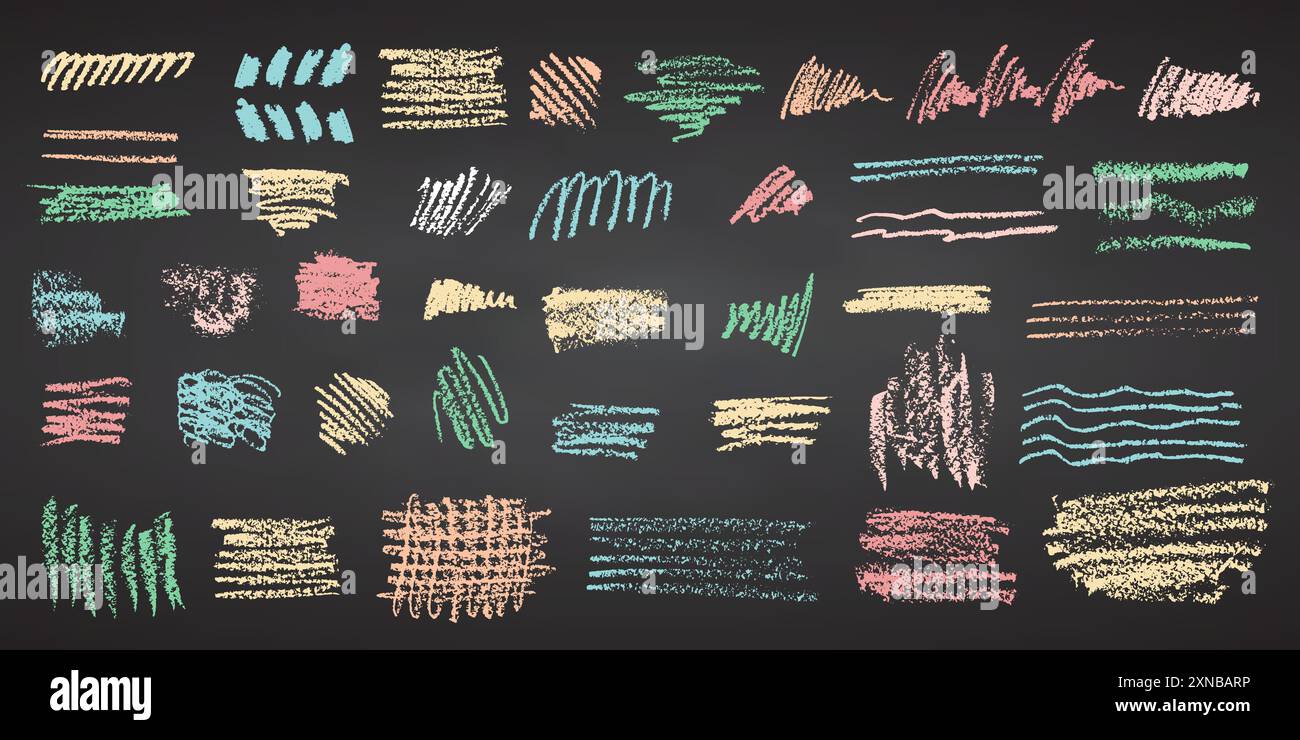 Charcoal pencil hand drawing curly lines, splash, squiggles and shapes ...